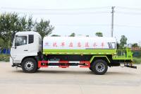 China Dongfeng 12000L Water Sprinkler Truck with Fire Monitor 12 Ton Drinking Water Tanker for sale