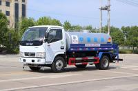 China Dongfeng 8cbm Water Tank Bowser Truck 8000L Firefighting Truck 156HP Diesel for sale
