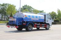 China Dongfeng 8cbm Water Tank Bowser Truck 8000L Firefighting Truck 156HP Diesel for sale