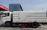 China Dongfeng 12cbm Road Sweeper Truck 4 Brush Broom 4000L Water Tank Self-Sweeper for sale