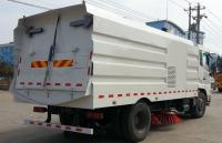 China Dongfeng 12cbm Road Sweeper Truck 4 Brush Broom 4000L Water Tank Self-Sweeper for sale
