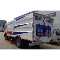 China Dongfeng 10 Ton Road Sweeper Truck Vacuum Mounted Self Sweeper 7000L Water Tank 9cbm Garbage Hopper for sale