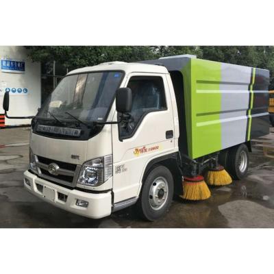 China Mini Truck Mounted Vacuum Road Sweeper 2 Tons Forland 4x2 68HP Euro V for sale