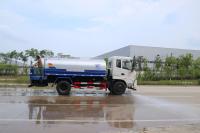 China Dongfeng 4x2 Medium Water Tank Truck 11000L to 15000L with Rear Washing Devices for sale