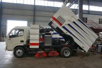 China Compact 5 Ton Vacuum Sweeper Truck 3 CBM Water Tank 1.5 CBM Garbage Tank for Pedestrian Area for sale