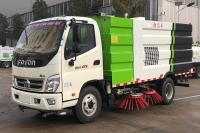 China Foton 140HP 4CBM City Sanitation Vacuum Suction Sweeping Truck Road Sweeper for sale