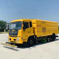 China Dongfeng 8cbm Road Sweeper Truck 4 Brushes 130HP Pavement Sweeper for sale
