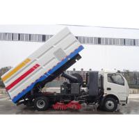 China Dongfeng 5cbm Street Sweeper Truck 95HP Small Cleaning Truck with Stainless Tank for sale