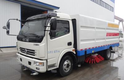 China Dongfeng 5cbm Street Sweeper Truck 95HP Small Cleaning Truck with Stainless Tank for sale