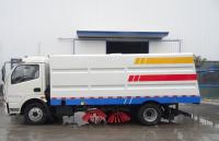 China Dongfeng 5cbm Street Sweeper Truck 95HP Small Cleaning Truck with Stainless Tank for sale