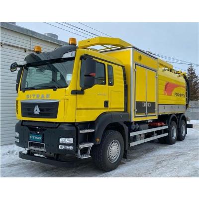 China Sinotruk HOWO 16000L Sewage Suction Tank Truck with Italy Brand Vacuum Pump 6x4 for sale