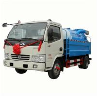 China DONGFENG 8cbm Sewage Suction Truck 4x2 Vacuum Pump Tanker Euro V 160HP for sale