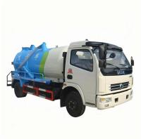 China DONGFENG 8cbm Sewage Suction Truck 4x2 Vacuum Pump Tanker Euro V 160HP for sale