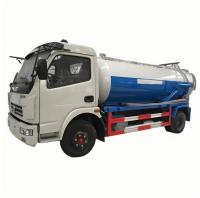 China DONGFENG 8cbm Sewage Suction Truck 4x2 Vacuum Pump Tanker Euro V 160HP for sale