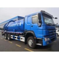 China Sinotruk HOWO 6x4 Suction Sewage Truck 14cbm Tank Water Truck 371HP Diesel for sale