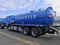 China Sinotruk HOWO 6x4 Suction Sewage Truck 14cbm Tank Water Truck 371HP Diesel for sale