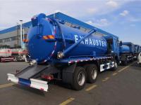 China Sinotruk HOWO 6x4 Suction Sewage Truck 14cbm Tank Water Truck 371HP Diesel for sale