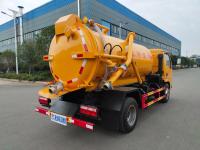 China Dongfeng 4m3 Sewer Cleaning Truck Waste Water Suction Diesel Engine 102HP Euro V for sale