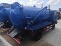 China 4x2 10m3 Sewage Suction Truck 163HP Vacuum Pump Truck Euro IV for sale