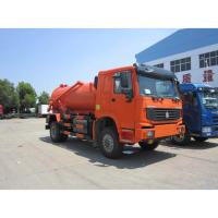 China Sinotruk HOWO 4x4 4WD Off Road Sewer Vacuum Suction Tanker Truck 8000 Liters for sale
