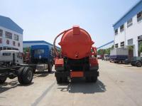 China Sinotruk HOWO 4x4 4WD Off Road Sewer Vacuum Suction Tanker Truck 8000 Liters for sale