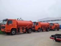 China Sinotruk HOWO 4x4 4WD Off Road Sewer Vacuum Suction Tanker Truck 8000 Liters for sale