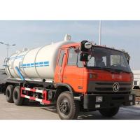 China Dongfeng 6x4 10 Ton Sewage Suction Truck 16000L Vacuum Sewer Tank Truck for sale