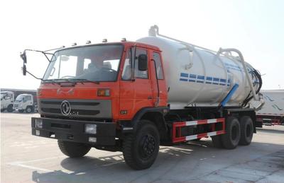 China Dongfeng 6x4 10 Ton Sewage Suction Truck 16000L Vacuum Sewer Tank Truck for sale