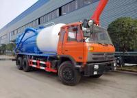 China Dongfeng 6x4 10 Ton Sewage Suction Truck 16000L Vacuum Sewer Tank Truck for sale