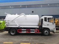 China Dongfeng 4x2 10000L Sewage Suction Truck 180HP Diesel Vacuum Tanker for sale