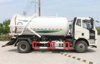 China FAW J6 10000L Sewage Vacuum Suction Truck 4x2 190hp Diesel Cleaning Vehicle for sale