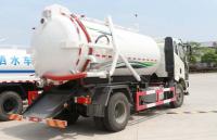China FAW J6 10000L Sewage Vacuum Suction Truck 4x2 190hp Diesel Cleaning Vehicle for sale