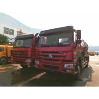 China SINOTRUCK HOWO 266HP 10000L Sewage Suction Truck Vacuum Tanker 10tons for sale