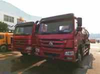 China SINOTRUCK HOWO 266HP 10000L Sewage Suction Truck Vacuum Tanker 10tons for sale