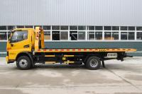 China JAC 4x2 5 Ton Flatbed Tow Truck Wrecker for Car Recovery with 4000kg Winch for sale