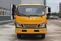 China JAC 4x2 5 Ton Flatbed Tow Truck Wrecker for Car Recovery with 4000kg Winch for sale