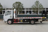 China Dongfeng Light Duty 3-7ton Platform Tow Wrecker 4x2 102HP Diesel Rescue Towing Truck for sale