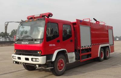 China ISUZU CXR 16000 Liters Water Foam Fire Truck 6x4 300hp Fire and Rescue Vehicle for sale
