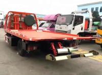 China JMC 4x2 4 Ton Rollback Tow Truck Flatbed Wrecker 7440mm 5600mm Platform for sale