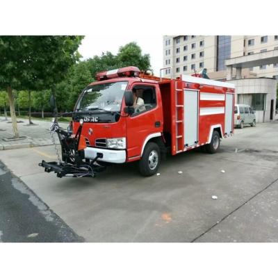 China Dongfeng 2500L Mini Fire Fighting Truck 6 Wheeler 90HP Diesel Fire Rescue Vehicle for sale