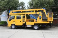 China Isuzu Double Row 14m 16m Aerial Lift Truck for Cherry Picker 4x2 for sale