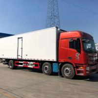 China Foton Ouman 6x2 15T 25T Refrigerated Truck RHD 220HP Euro 5 Freezer Van for sale