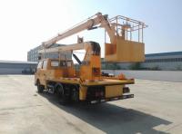 China JMC 4x2 6 Wheeler 22m Aerial Work Platform Truck Articulated Boom Manlift Bucket for sale