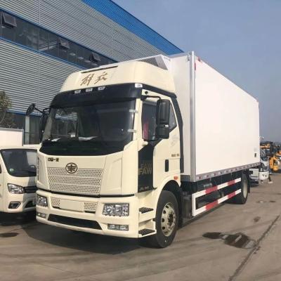 China 15mt 15ton 4X2 Refrigerated Truck 220HP Diesel Food Transport Vehicle for sale
