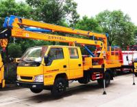 China Jmc 22m Articulated Boom Lift Truck 200kg Platform 360 Degree Rotation for sale