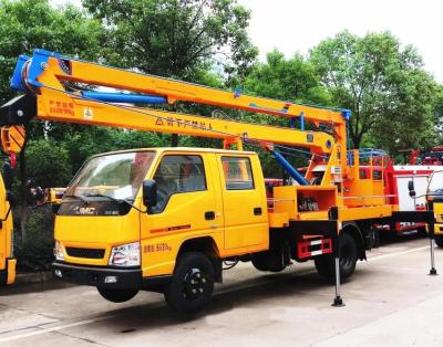 China Jmc 22m Articulated Boom Lift Truck 200kg Platform 360 Degree Rotation for sale