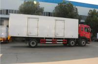 China 6x2 220HP Refrigerated Truck 16000kg Capacity Frozen Food Transport Van for sale