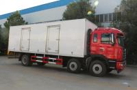 China 6x2 220HP Refrigerated Truck 16000kg Capacity Frozen Food Transport Van for sale