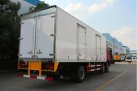 China 6x2 220HP Refrigerated Truck 16000kg Capacity Frozen Food Transport Van for sale