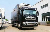China Carrier Refrigerated Unit , Refrigerated Freezer Cooling Van Truck for sale